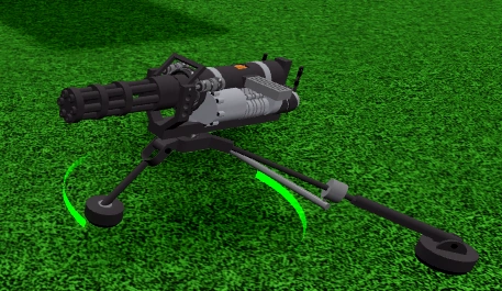 Mounted Minigun | Cube Defense Wiki | Fandom