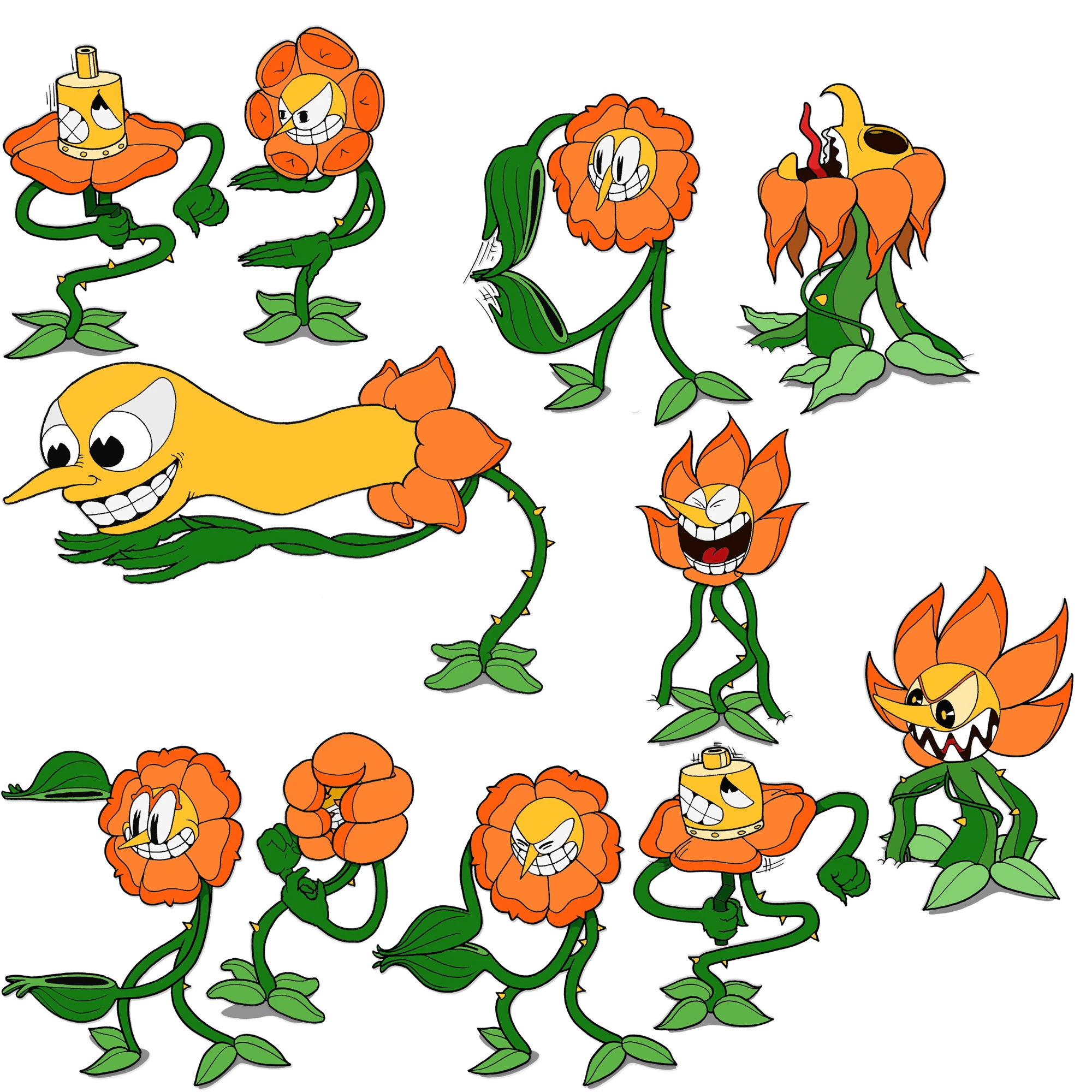 Image - Cagney sprites.png | Cuphead Wiki | FANDOM powered by Wikia