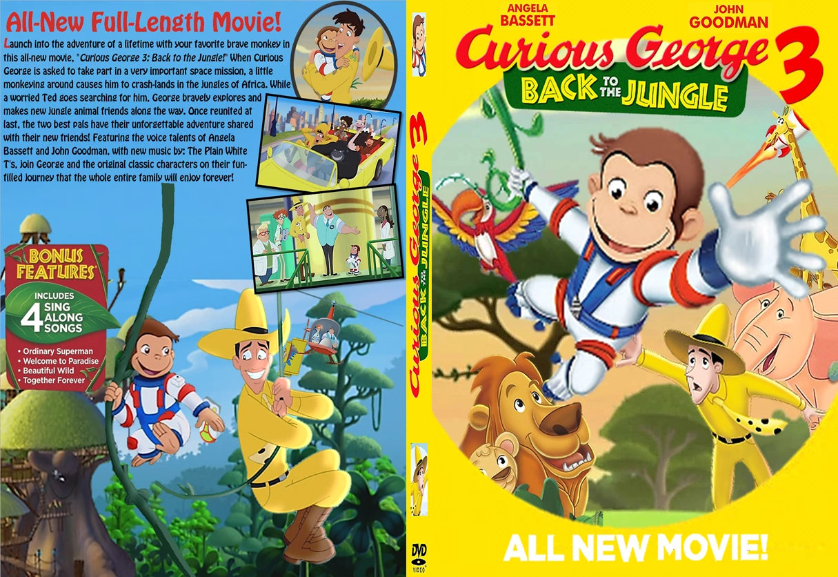 Image - Curious George 3 DVD Cover (ReMade form).png | Curious George Wiki | FANDOM powered by Wikia