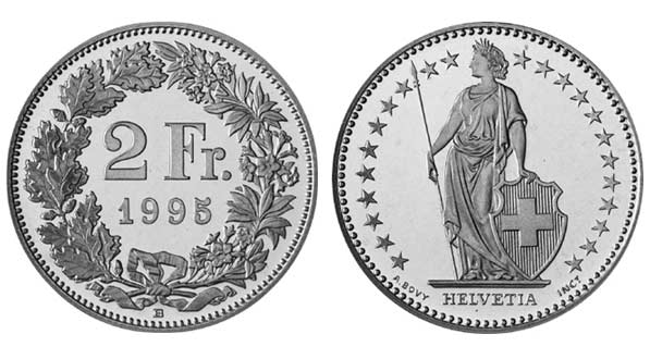 Swiss 2 Franc Coin Currency Wiki Fandom Powered By Wikia