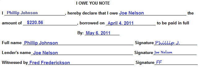 IOU | Currency Wiki | Fandom