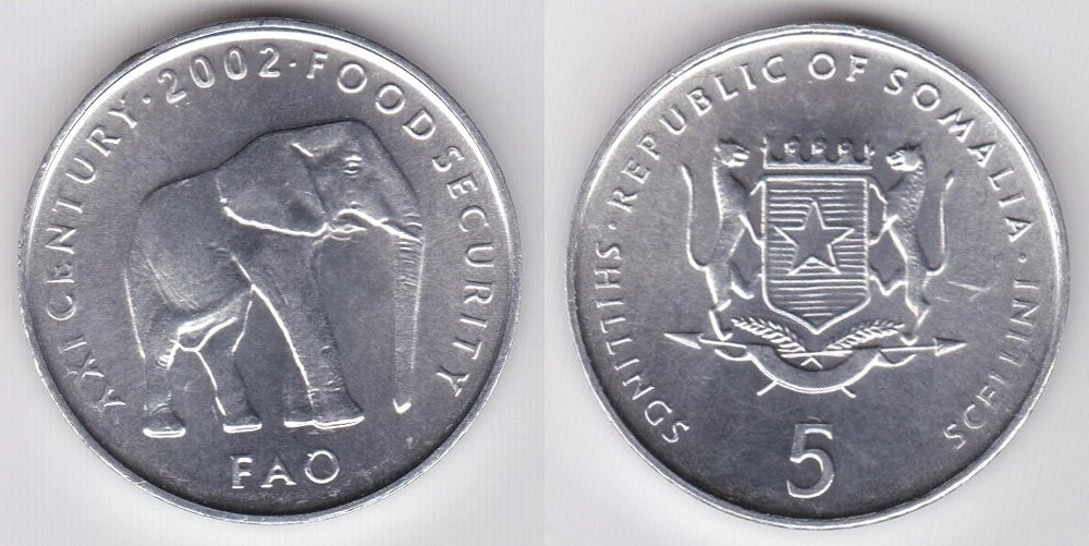 Somali 5 shilling coin (unofficial) | Currency Wiki | FANDOM powered by ...