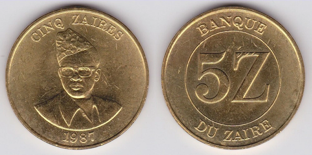 Zairean 5 zaire coin | Currency Wiki | Fandom