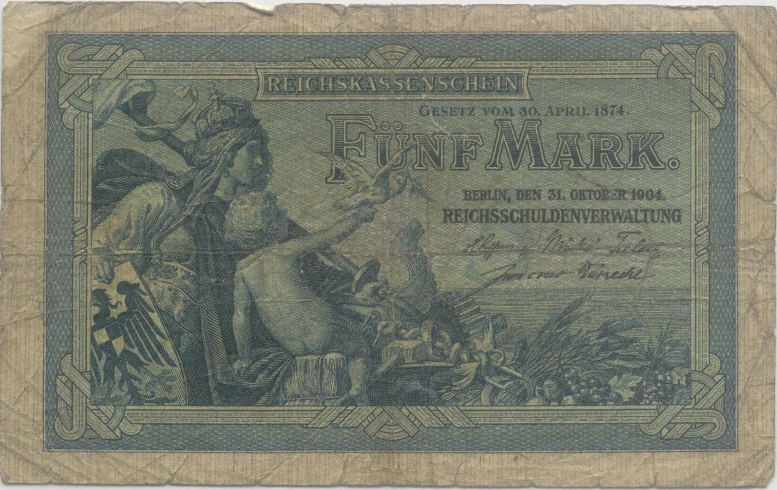 German 5 mark banknote (Gold mark) | Currency Wiki | Fandom