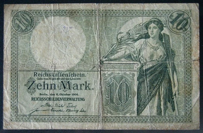 German 10 mark banknote (Gold mark) | Currency Wiki | Fandom