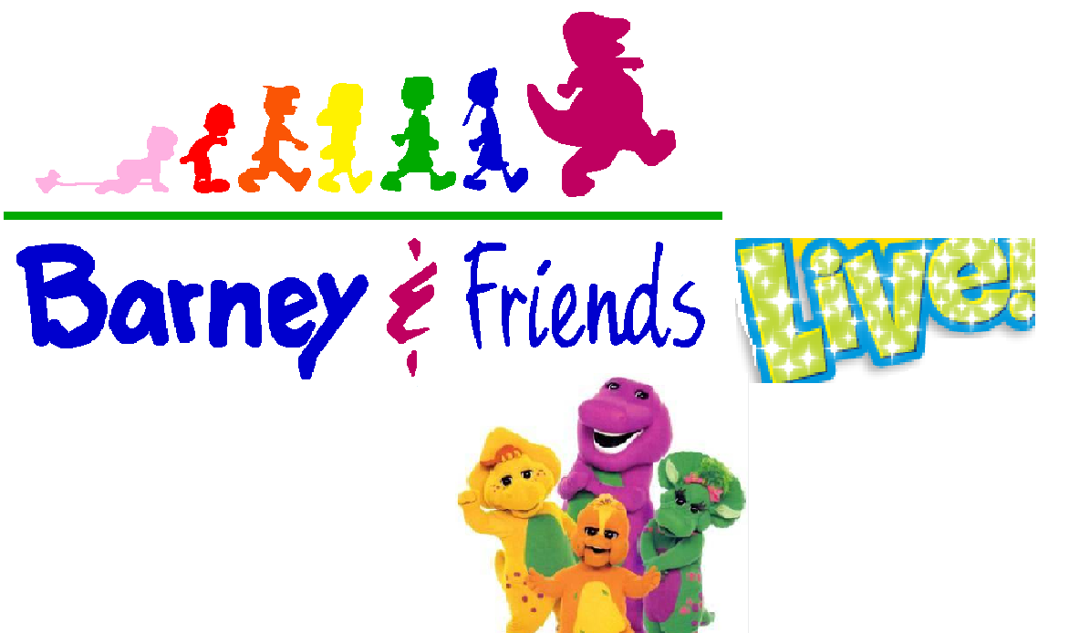 Image Barney And Friends Live Logo1png Custom Stuff Wikia Fandom Powered By Wikia