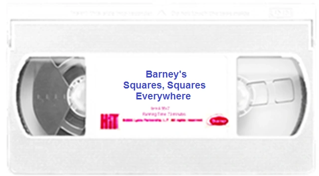 Opening and Closing to Barney: Squares, Squares Everywhere! 2005 VHS ...