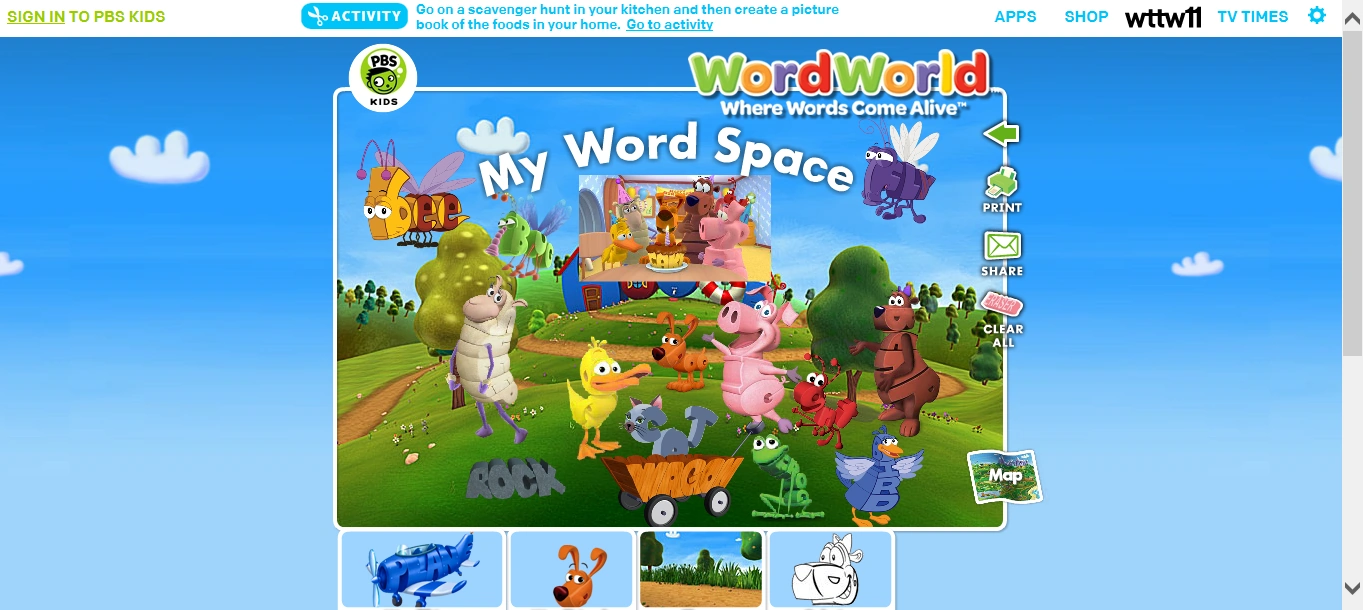 Image - My Word Space.png | Custom Time Warner Cable Kids Wiki | FANDOM ...