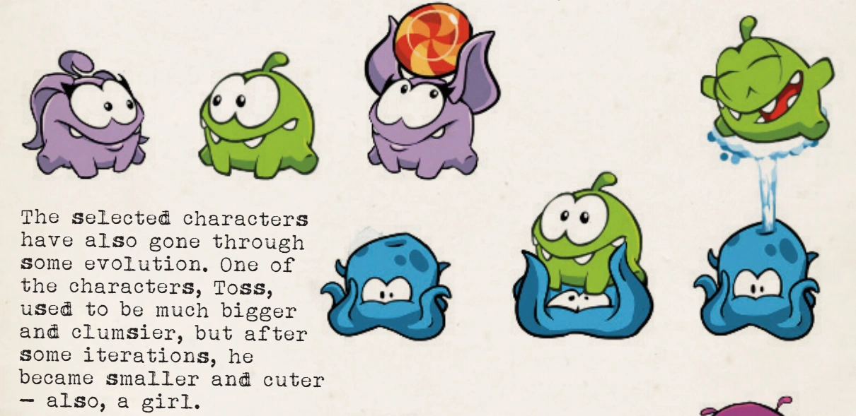 Image - Sketches for Toss.png | Cut the Rope Wiki | FANDOM powered by Wikia