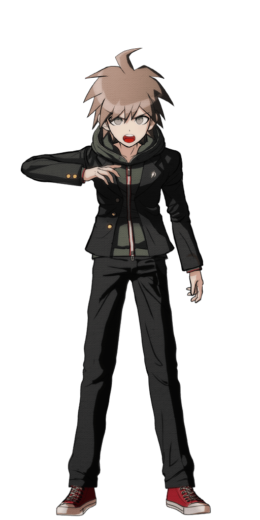 Image Makoto Naegi Fullbody Sprite 08png Danganronpa Wiki Fandom Powered By Wikia