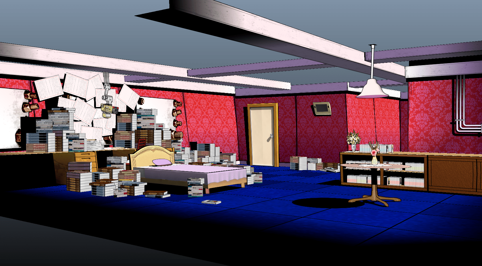 Image Dorm Room Toko Fukawapng Danganronpa Wiki Fandom Powered By Wikia