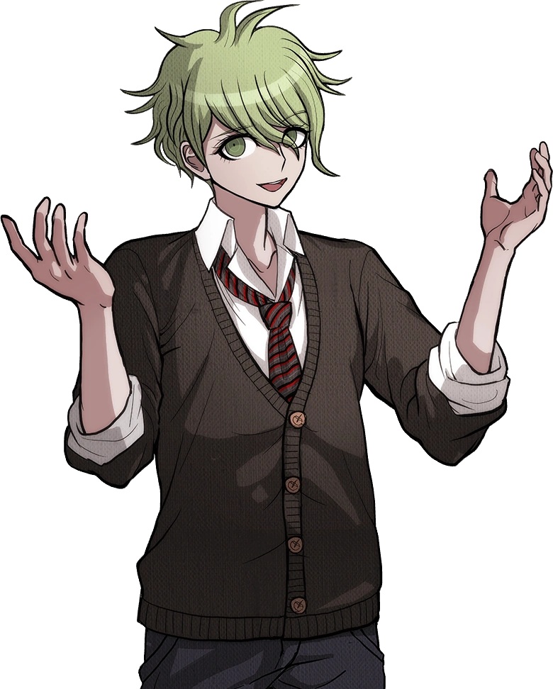 Image - Danganronpa V3 Rantaro Amami Halfbody Sprite (High School ...