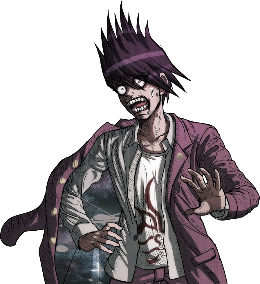 Fan sprites! Hiro really be a scaredy cat doe... : danganronpa