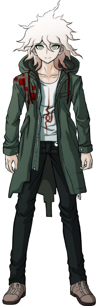 Image - Nagito Komaeda Fullbody Sprite (1).png | Danganronpa Wiki | FANDOM powered by Wikia