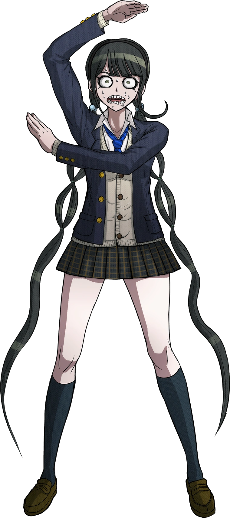 Image - Danganronpa V3 Tenko Chabashira Fullbody Sprite (High School ...