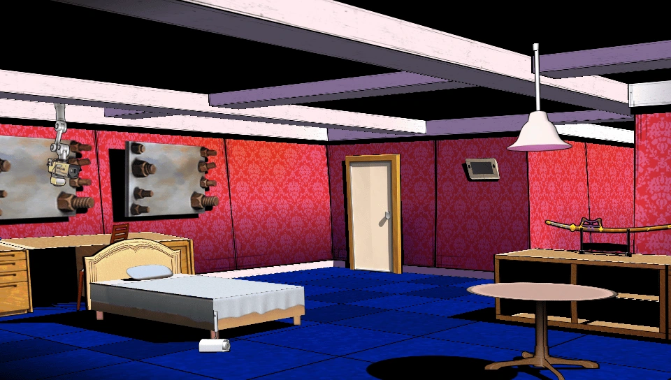 Image Dorm Room Makoto Naegi Swordpng Danganronpa Wiki Fandom Powered By Wikia