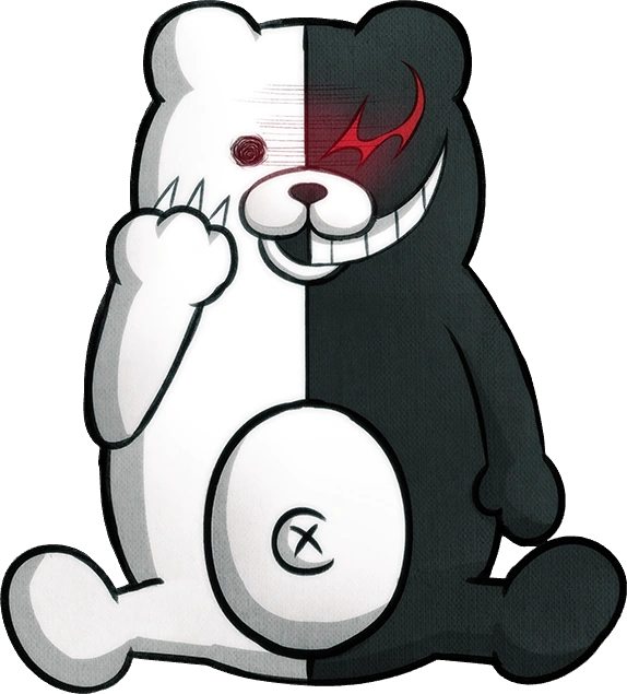 Image - Danganronpa V3 Monokuma Sprite (Sitting) (9).png | Danganronpa ...