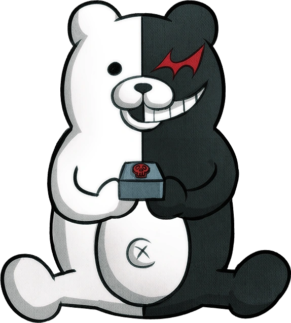 Image - Danganronpa V3 Monokuma Sprite (Sitting) (12).png | Danganronpa ...