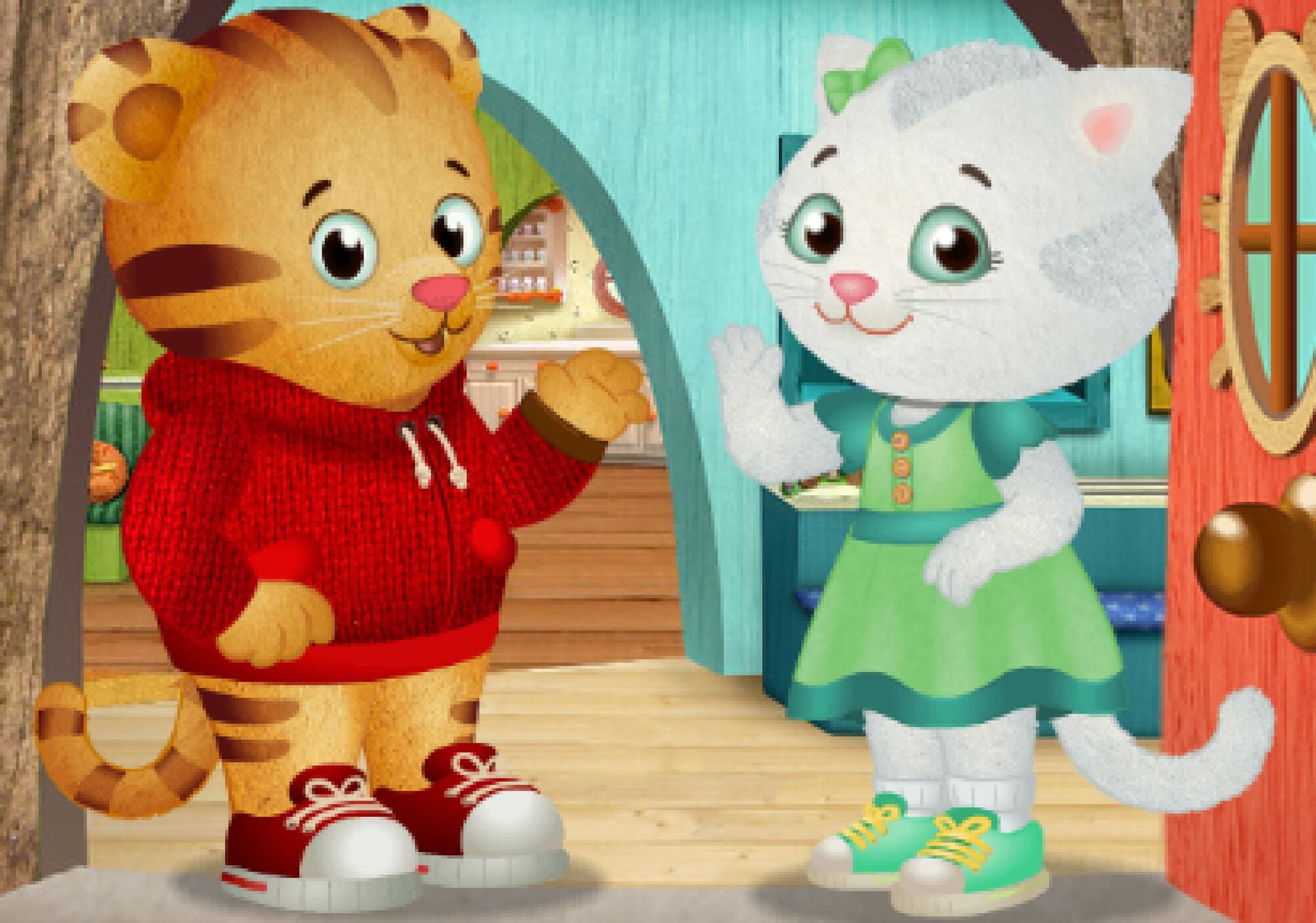 Image - .028 Daniel Tiger Katerina Kittycat & Zachary 28 24 28 25 22 20.jpg | Daniel Tiger's ...