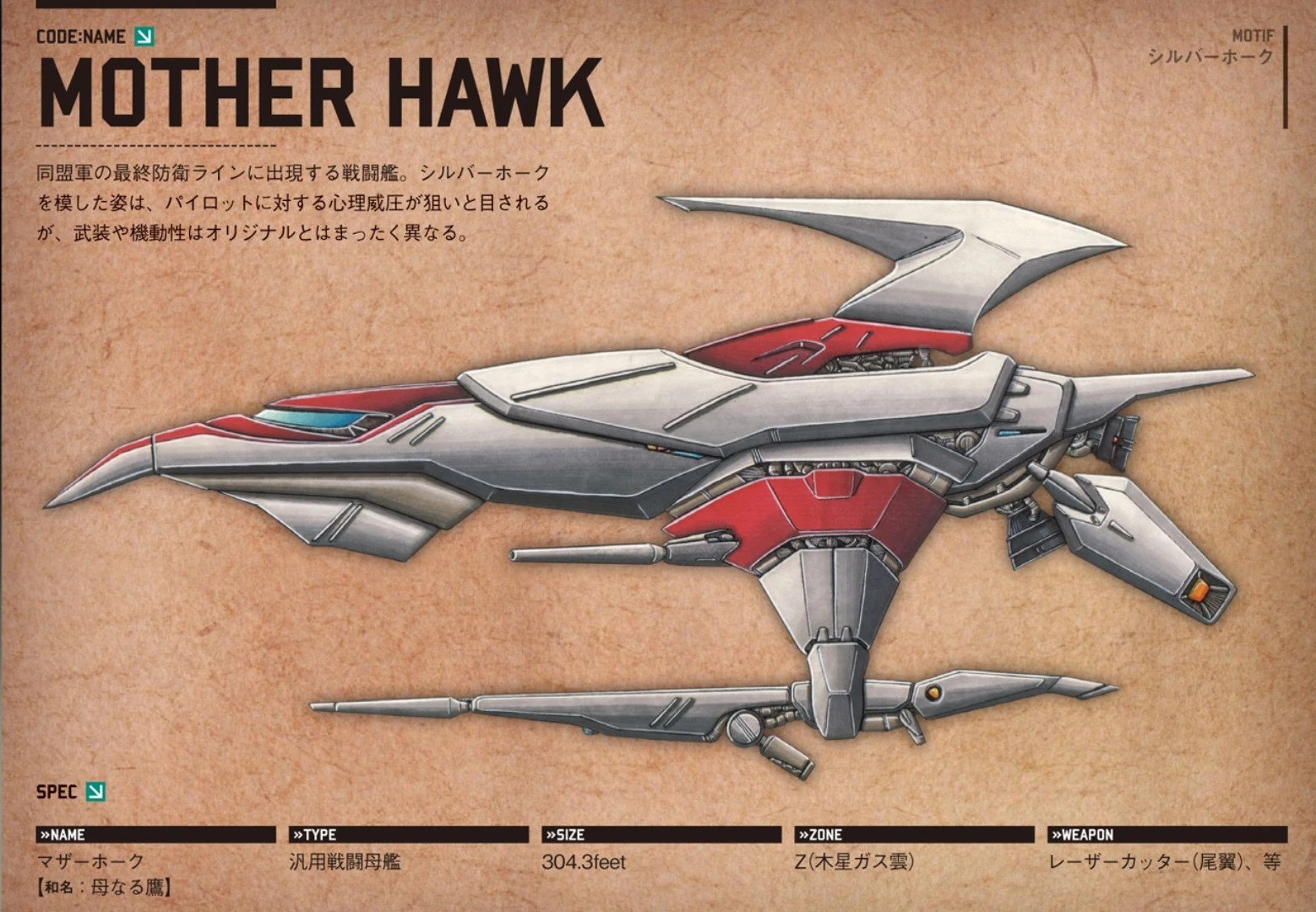 Mother Hawk | Darius Wiki | FANDOM powered by Wikia