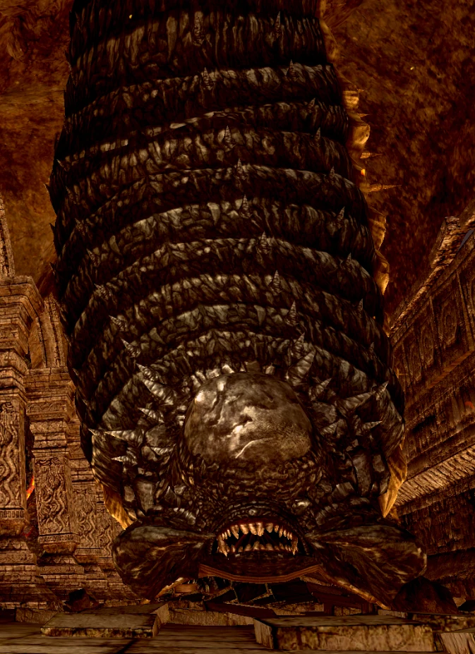 Burrowing Rockworm | Dark Souls Wiki | Fandom