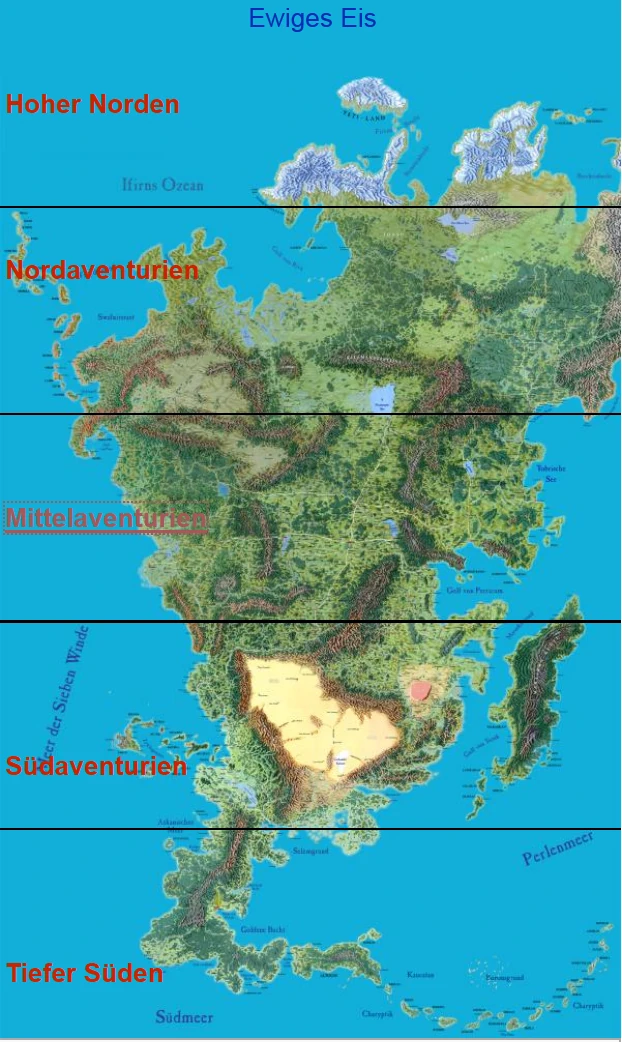 Aventurien | Das grüne Auge DSA Wiki | Fandom
