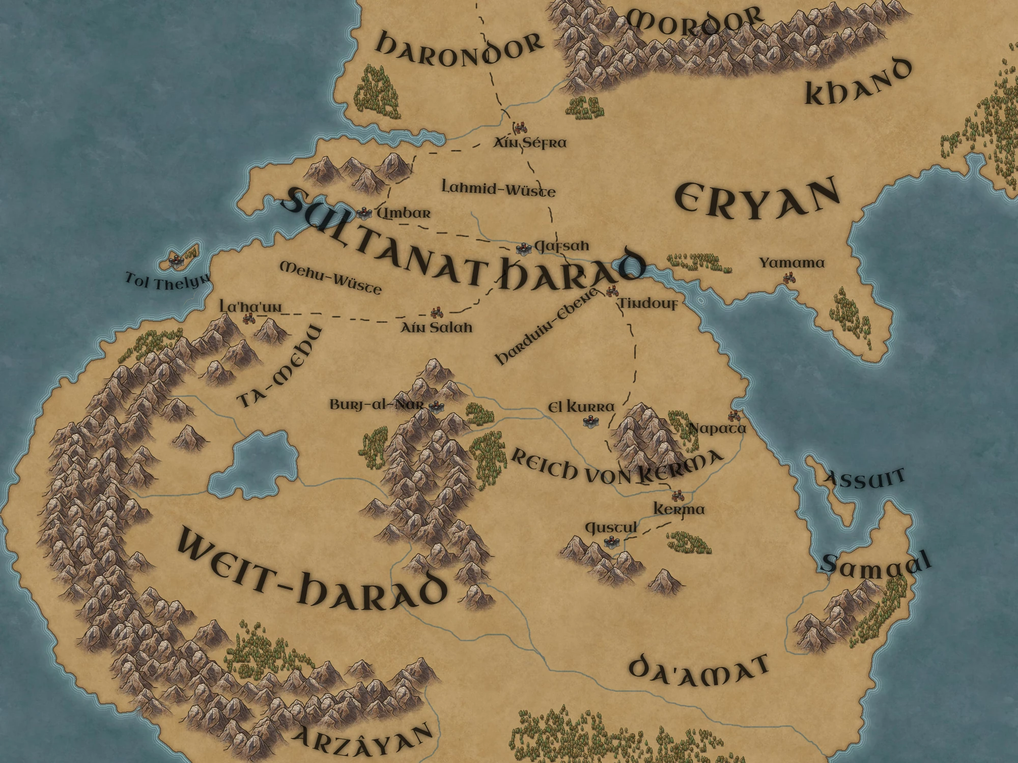 Harad | Das Schicksal Mittelerdes Wiki | Fandom