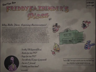 Start Your Own Freddy Fazbender's Pizza Kit | Dayshift at Freddy's ...
