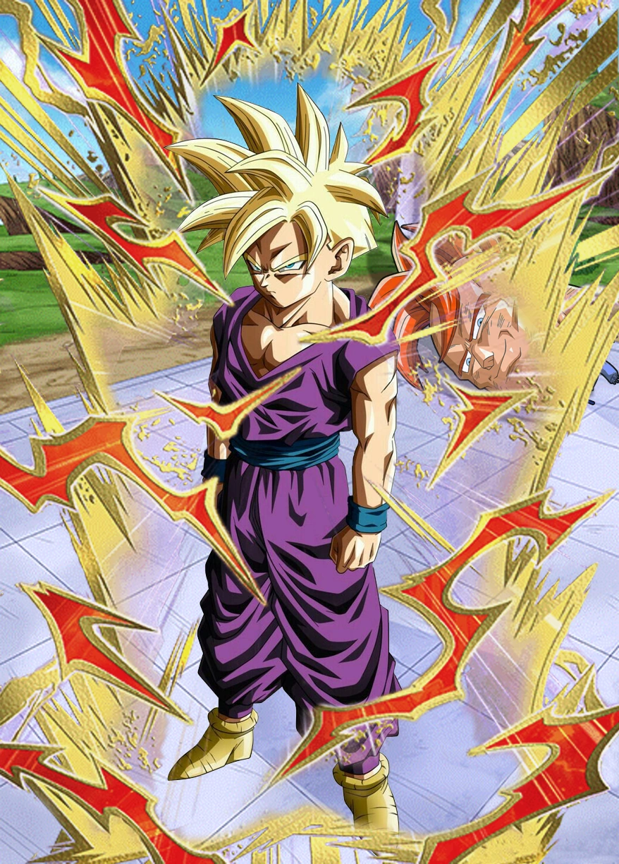 Flare of Rage Super Saiyan Gohan (Youth) | DB-Dokfanbattle Wiki | Fandom