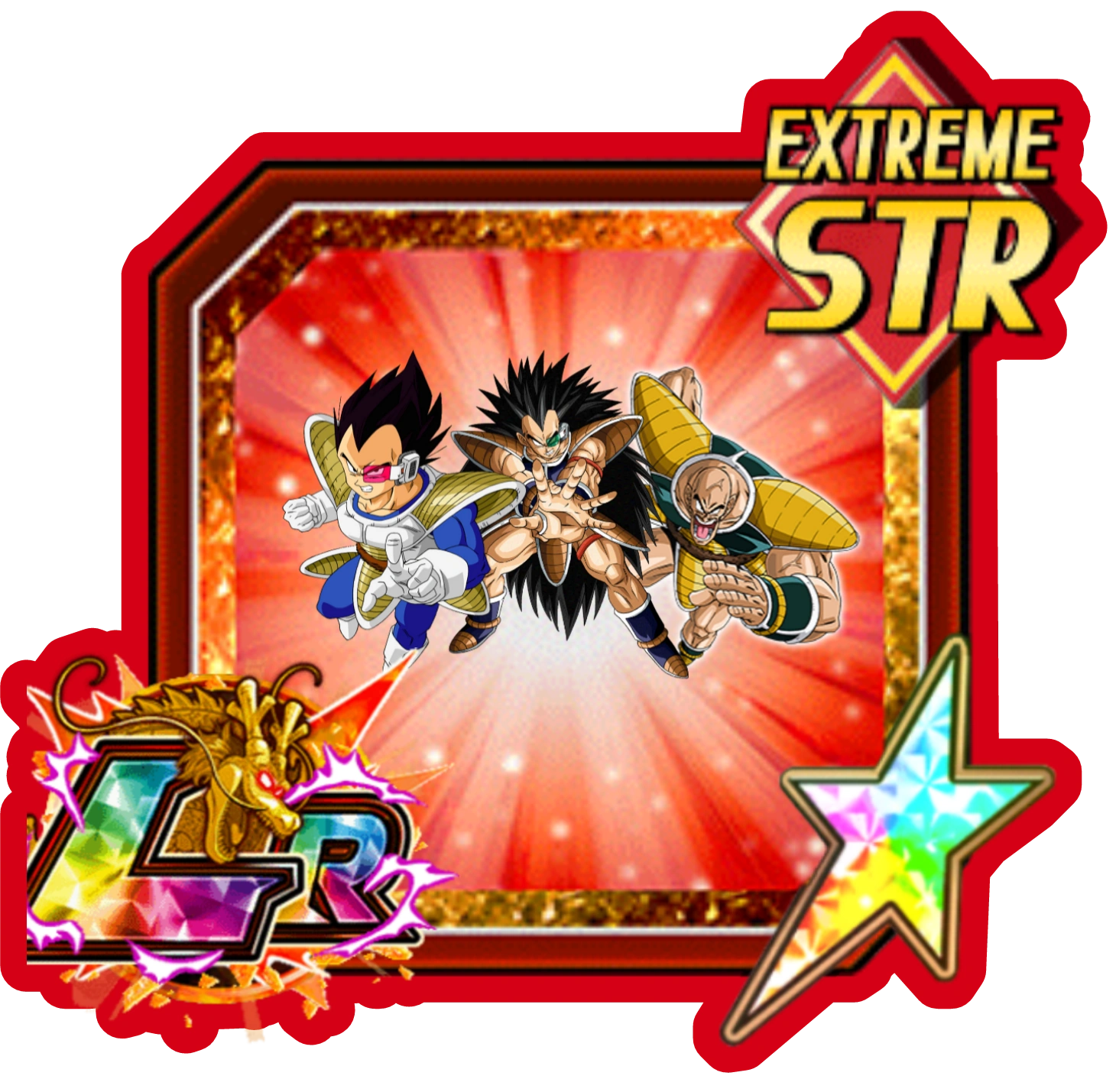 The Unbeatable Saiyan Warrior Race Vegeta, Nappa, & Raditz | DB ...