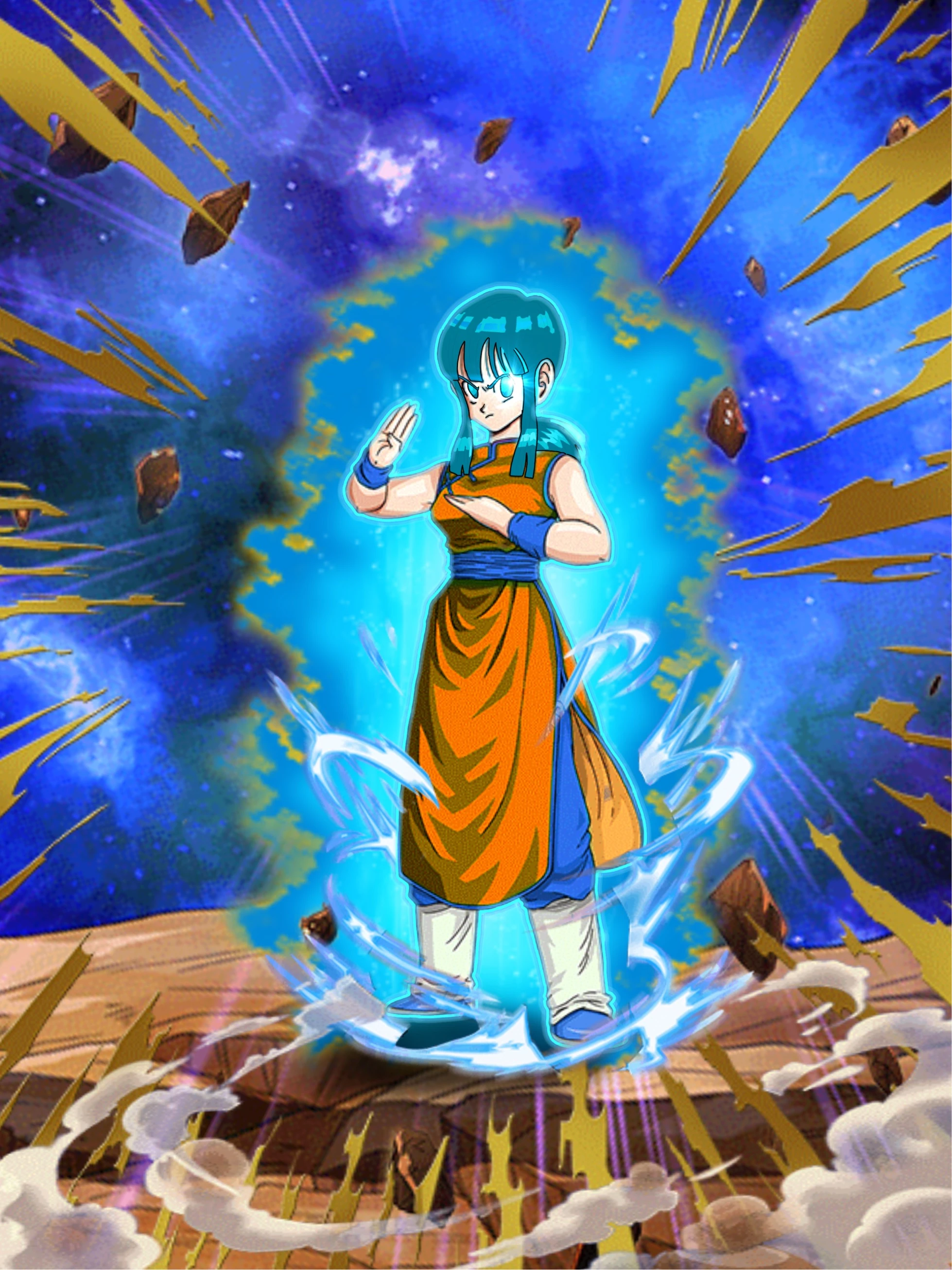 Divine Union Super Saiyan God SS Gochi | DB-Dokfanbattle Wiki | Fandom