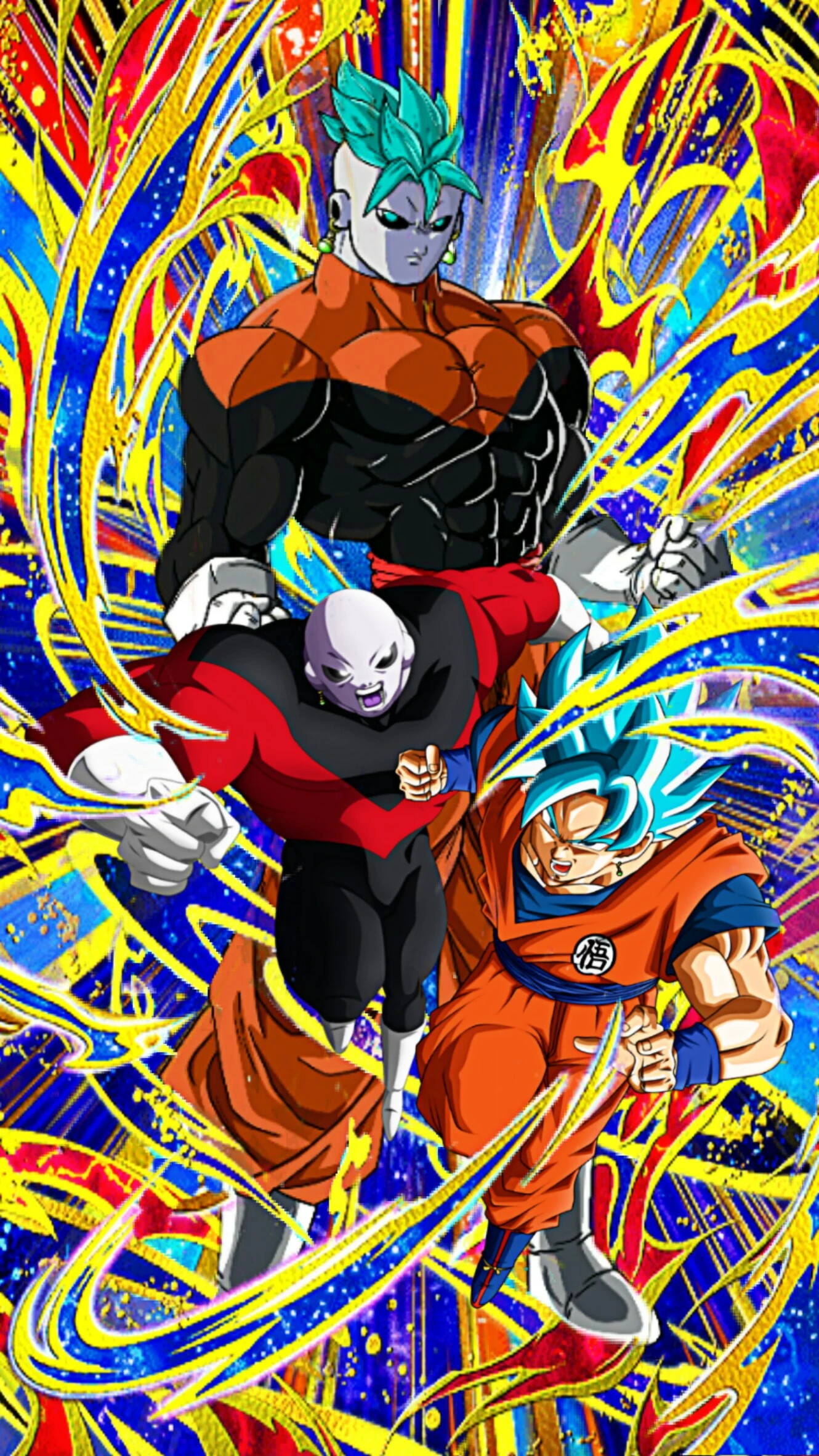 Necessary Fusion Super Saiyan God SS Goku & Jiren | DB-Dokfanbattle ...