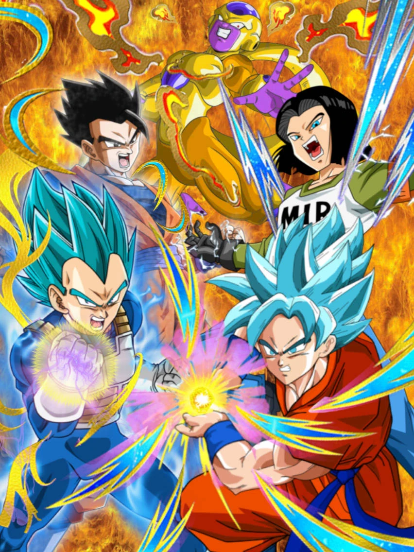 Full Force Combined Attack 5 Remaining (Team) | DB-Dokfanbattle Wiki ...