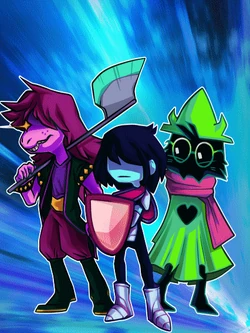 The Fun Gang Susie, Kris and Ralsei | DB-Dokfanbattle Wiki | Fandom