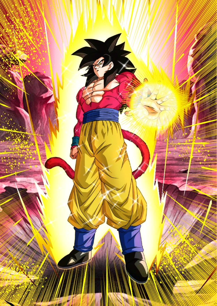 Primal Outburst Super Saiyan 4 Goku(Full Power) | DB-Dokfanbattle Wiki ...