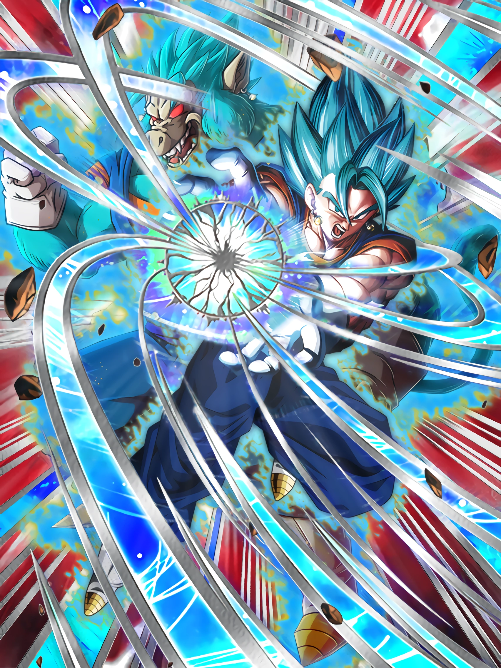 Sky-Blue Primal Resurgence Super Saiyan God SS Vegito (Giant Ape) | DB ...