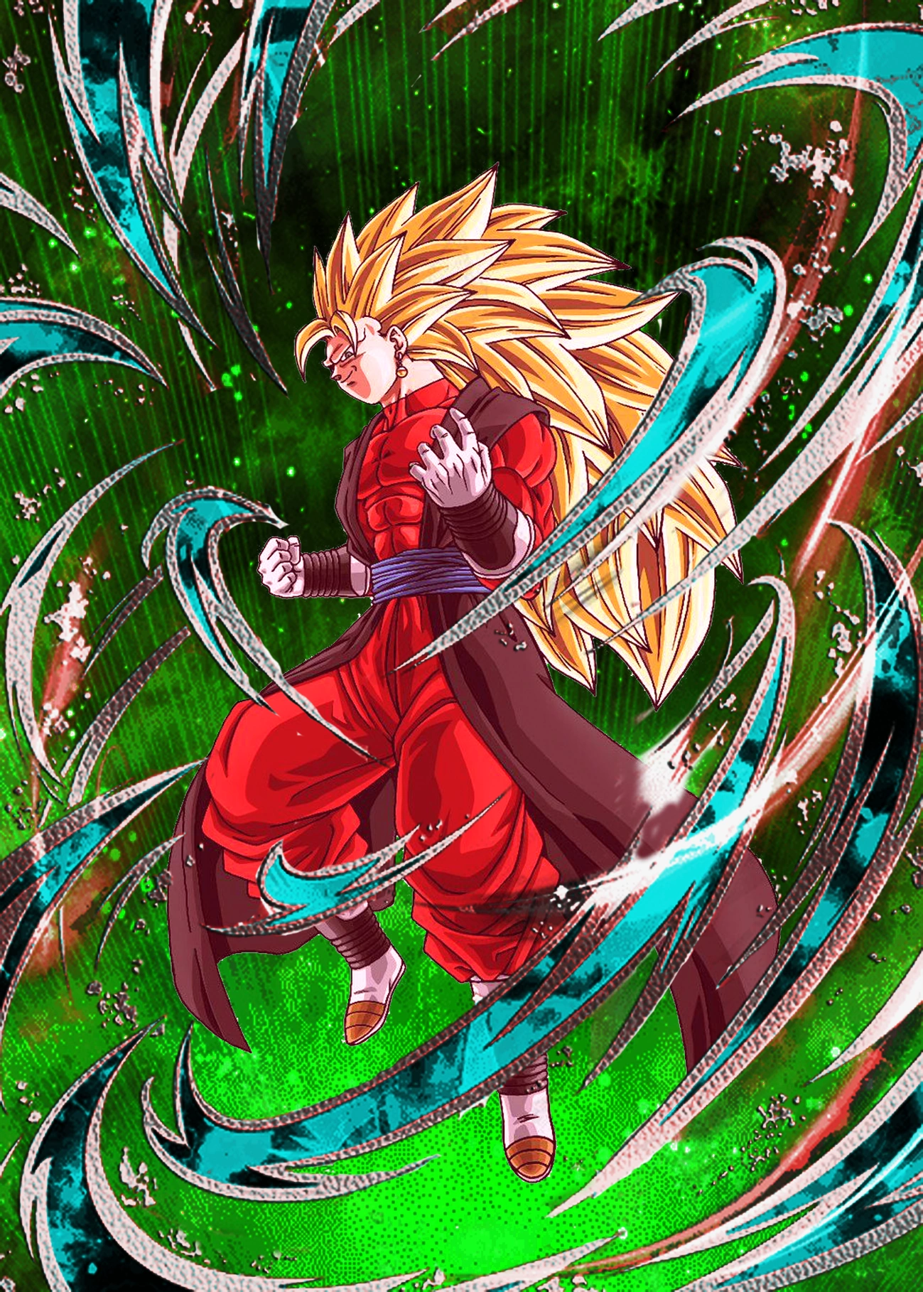 Burning Omnipotence Super Saiyan 3 Vegito (Xeno) (Super Kaioken) | DB ...