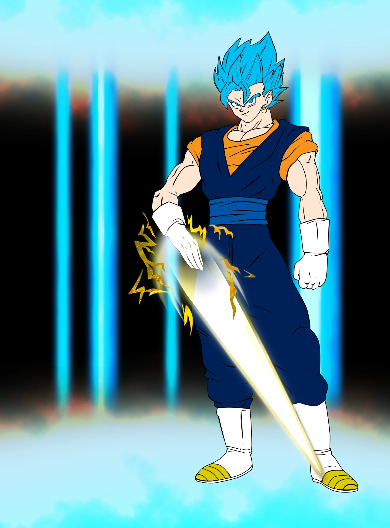 A Starting Point Super Saiyan God SS Vegito | DB-Dokfanbattle Wiki | Fandom