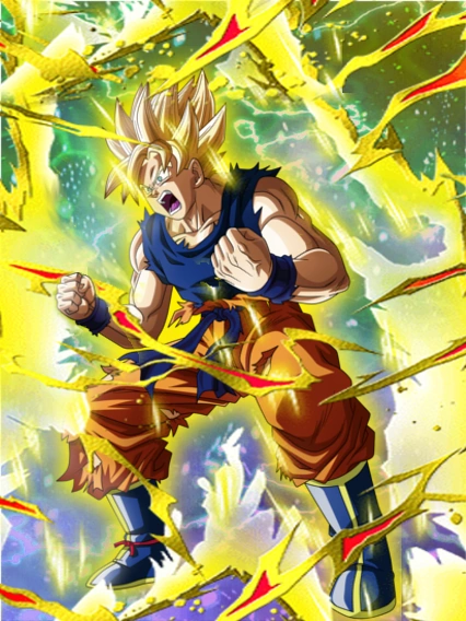 Unbridled Rage Super Saiyan Goku | DB-Dokfanbattle Wiki | Fandom