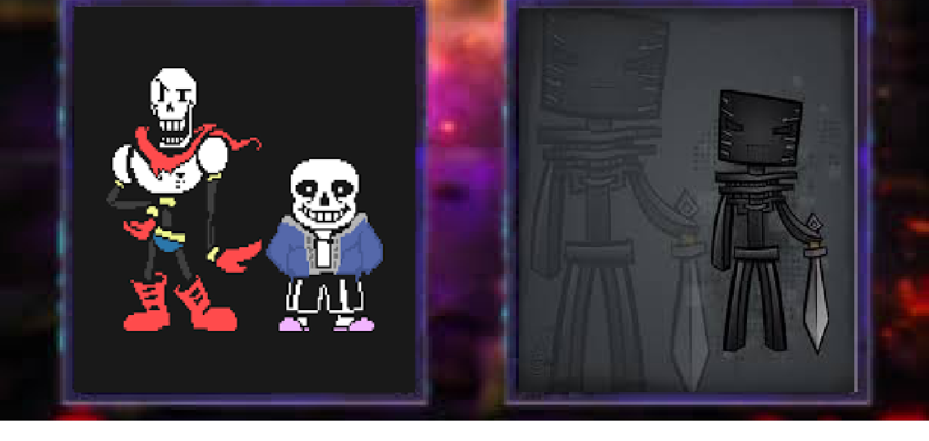 Sans And Papyrus Vs Skeleton And Wither Skeleton Dbx Fanon Wikia Fandom
