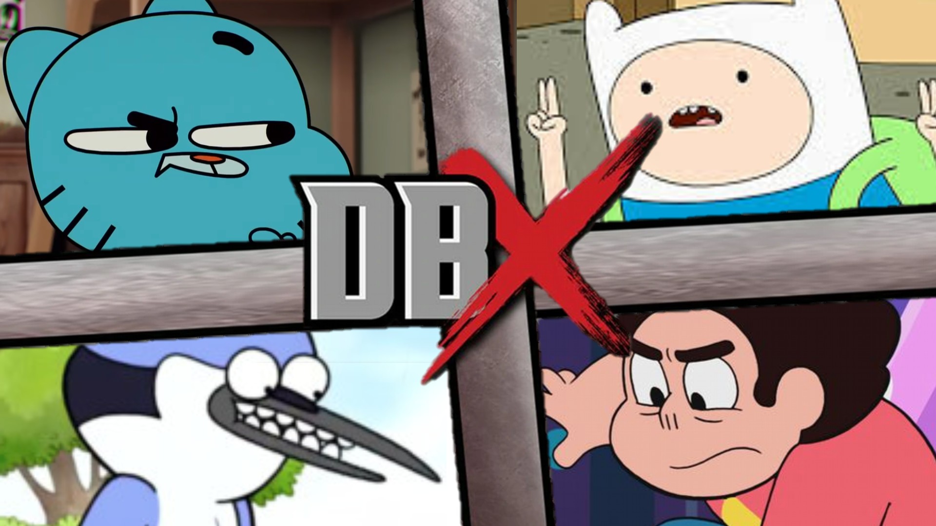 Gumball Vs Finn Vs Mordecai Vs Steven Dbx Fanon Wikia Fandom