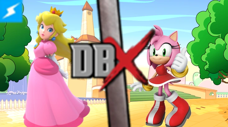 Princess Peach vs Amy Rose | DBX Fanon Wikia | Fandom