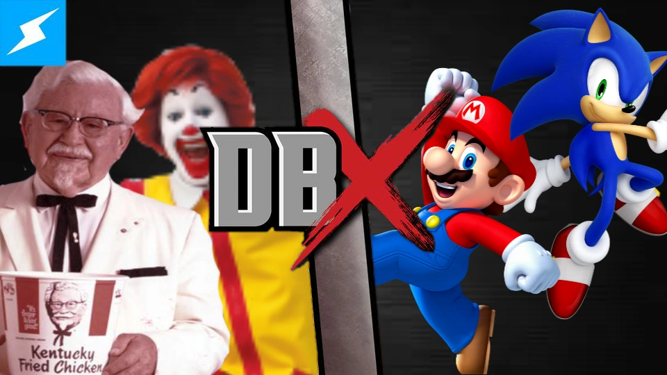 Mario & Sonic vs Ronald McDonald & Colonel Sanders | DBX Fanon Wikia ...