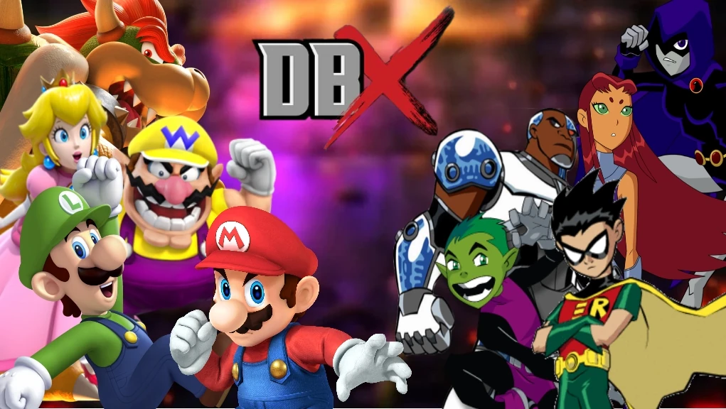 Team Mario vs Team Teen Titans | DBX Fanon Wikia | Fandom