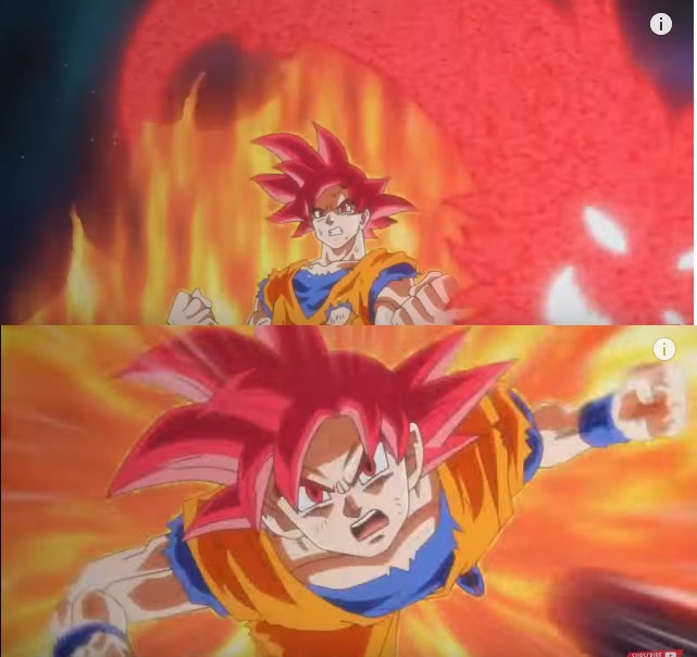 Fist from the Heavens Super Saiyan God Goku | Dragon Ball Z Dokkan ...