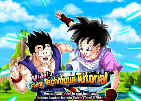 Videl's Flying Technique Tutorial | Dragon Ball Z Dokkan Battle Wiki ...
