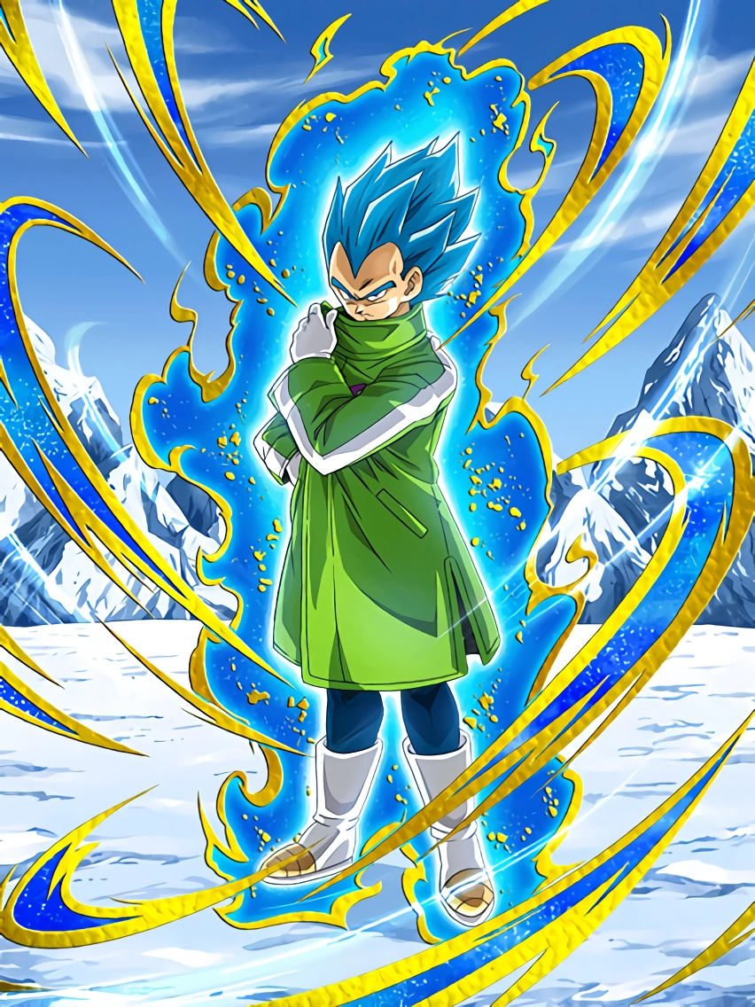 The Power of a God Unleashed Super Saiyan God SS Vegeta | Dragon Ball Z ...