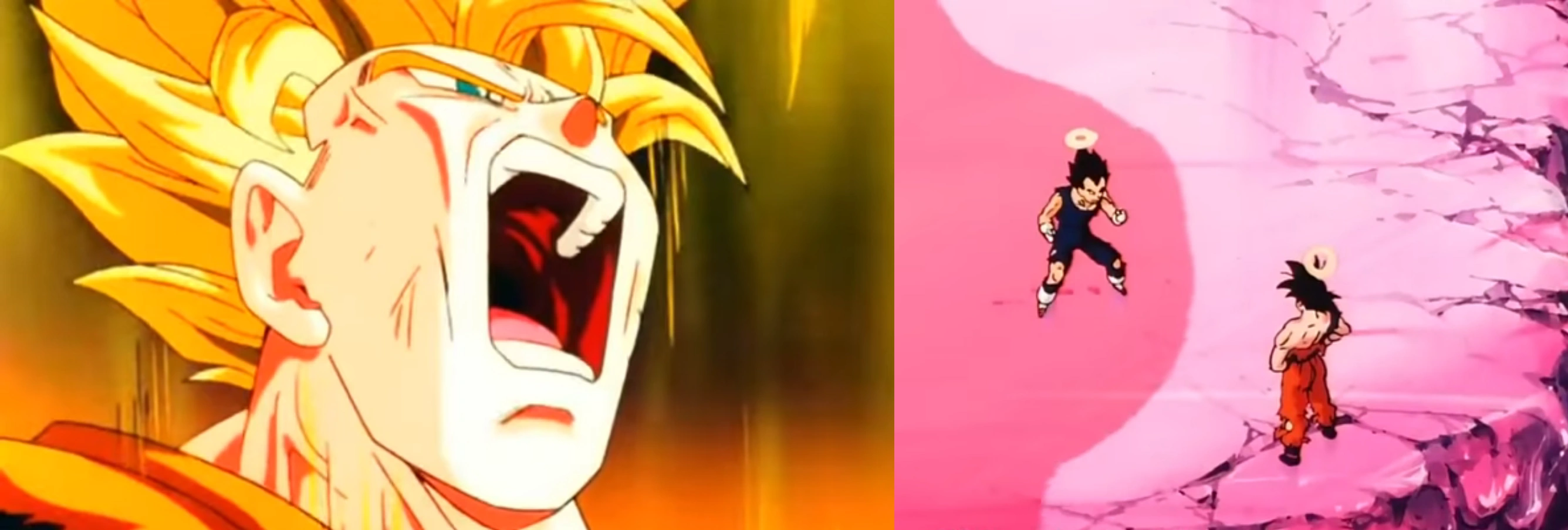 Resurrected Saiyans Super Saiyan Goku (Angel) & Super Saiyan Vegeta ...