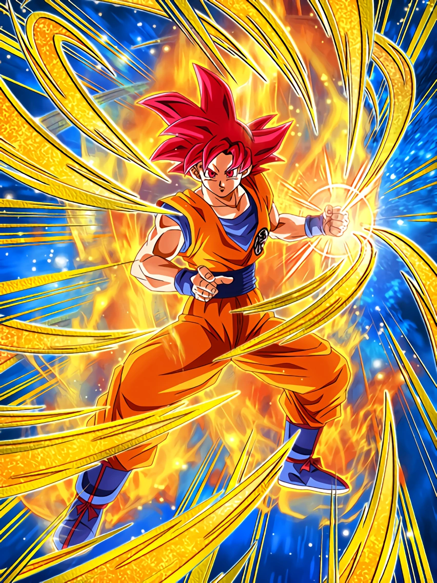 Godly Impact Super Saiyan God Goku | Dragon Ball Z Dokkan Battle Wikia ...