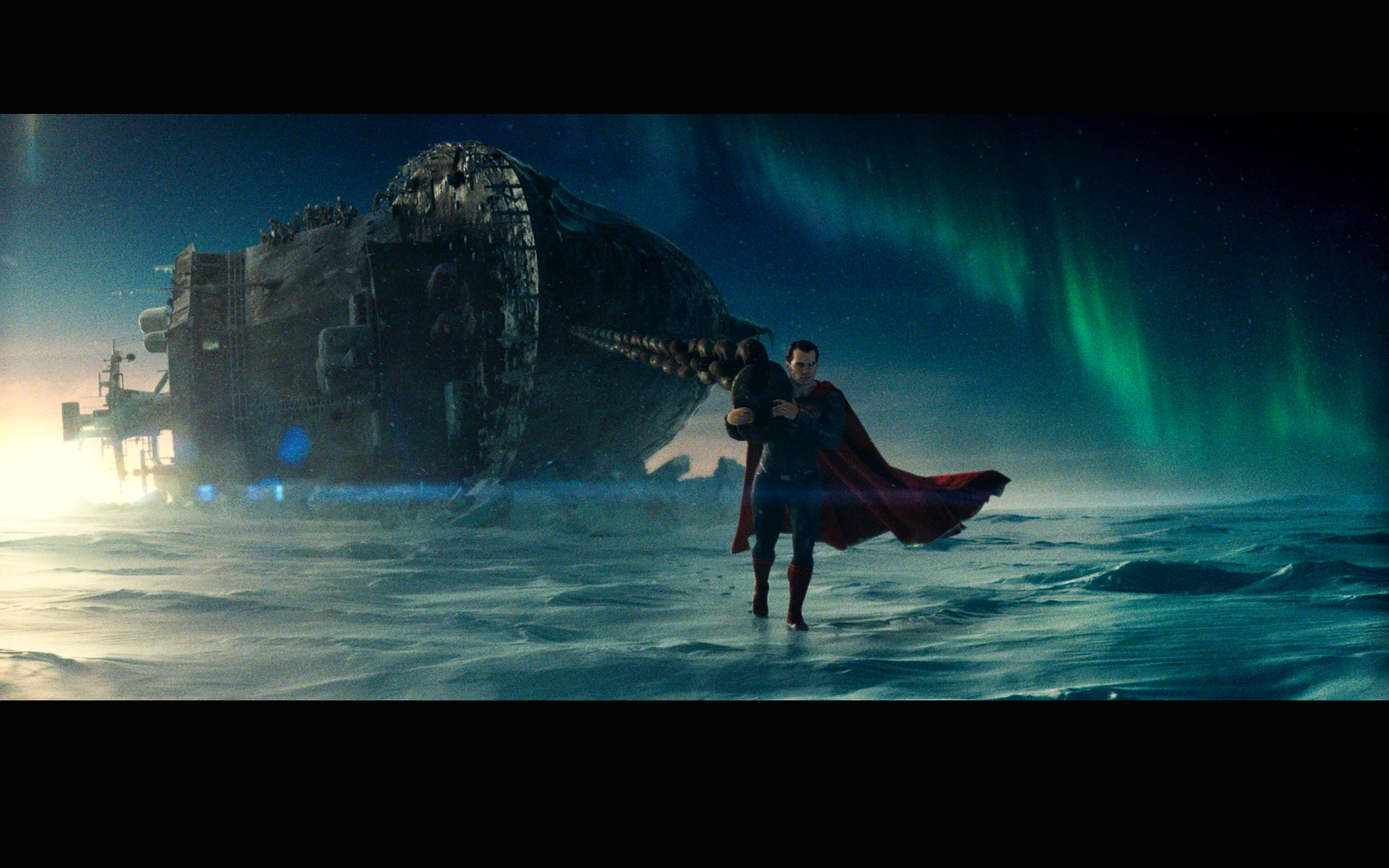 Image - Superman pulls along a capsized ship.png | DC Extended Universe ...